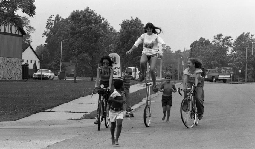 Aug. 3, 1979: Riding high on new unicycle | History Journal ...