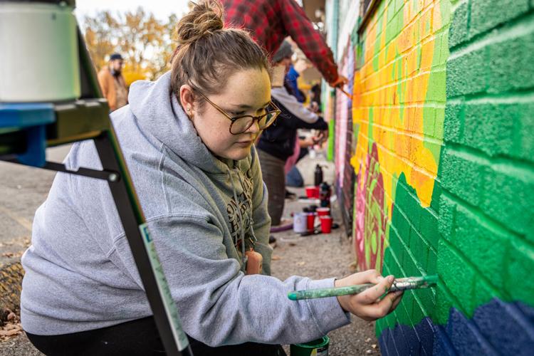 Education Notebook: Ivy Tech art class adds color to city corner ...