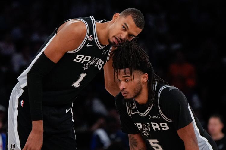Wembanyama, Spurs undaunted on road at Knicks in NBA Finals | NBA ...