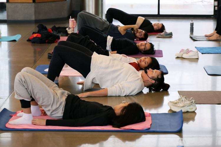 Pilates on the Riverfront at Promenade Park in Fort Wayne, Indiana ...