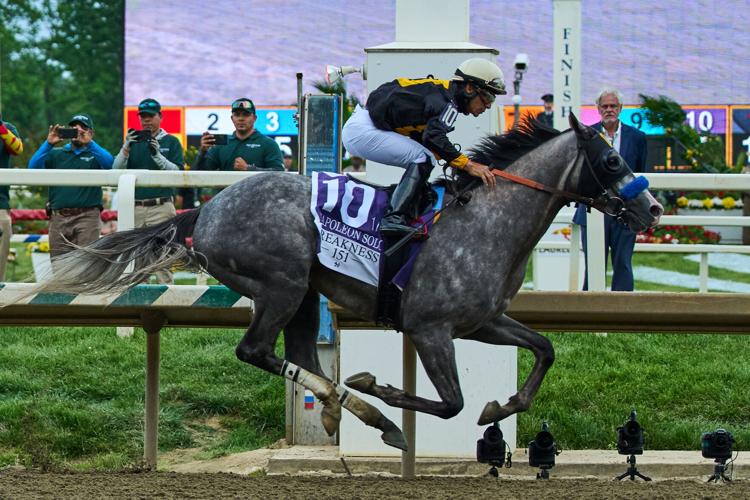 Napoleon Solo holds off Iron Honor to win the Preakness | Professional ...