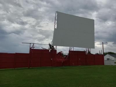 Storm destroys Auburn Garrett Drive-In screen, power restored for most ...