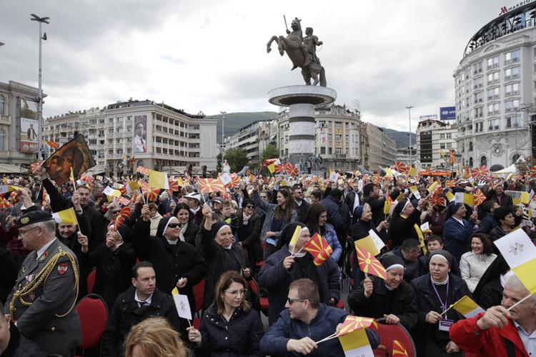 Pope makes historic first visit to North Macedonia | Living ...