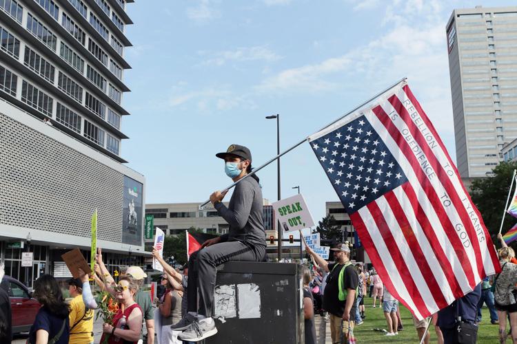 Hundreds turn out for Fort Wayne's Good Trouble Lives On rally | Local ...