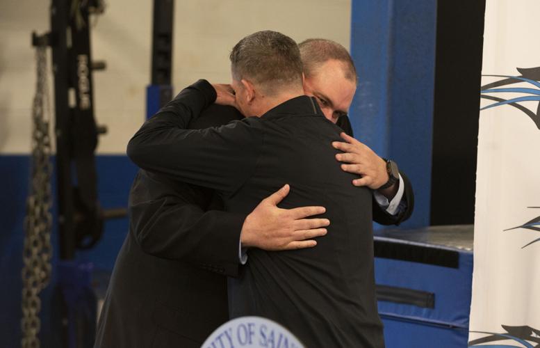 Saint Francis introduces new football coach; Sherman takes over from ...