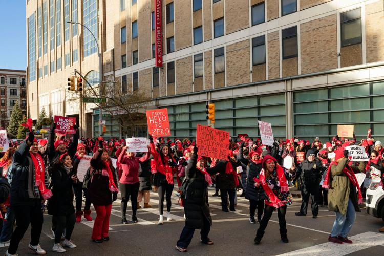 Thousands of nurses go on strike at several major New York City ...