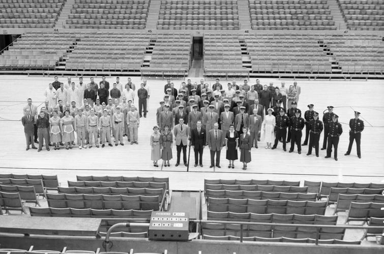 Playing host in 1954: Behind the scenes with workers at Memorial ...