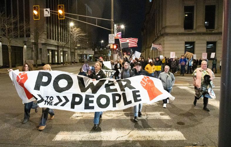 Fort Wayne protesters march against ICE after deadly shooting in ...
