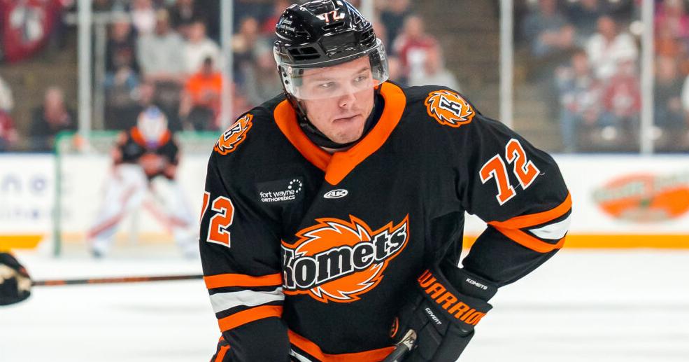 Komets forward James Stefan applying lessons from his father | Komets ...