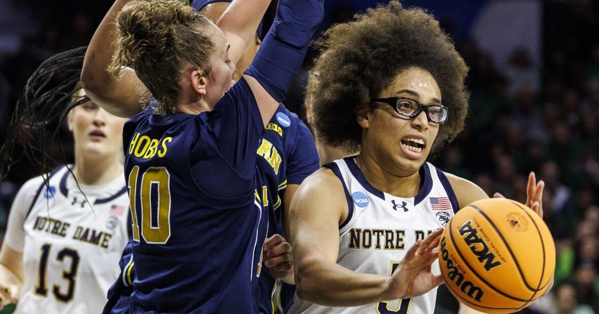 Notre Dame dominates Michigan behind King, Hidalgo to reach Sweet 16 ...