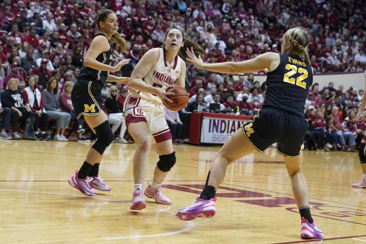 Indiana women's hoops tops DeKalb's Brown, No. 12 Michigan | IU ...