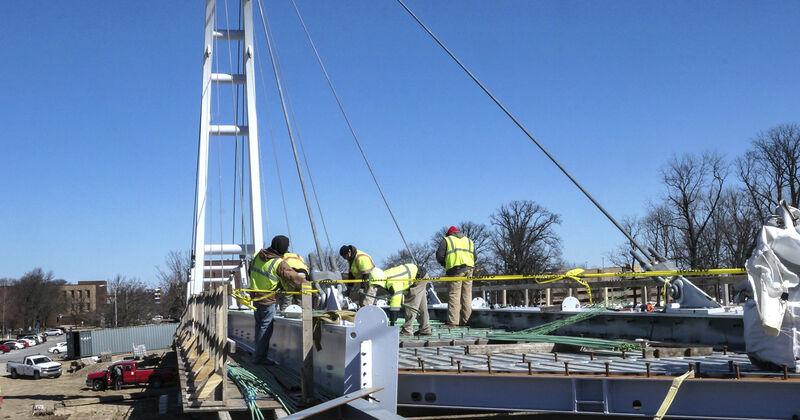Work on bridge continues | Local | journalgazette.net