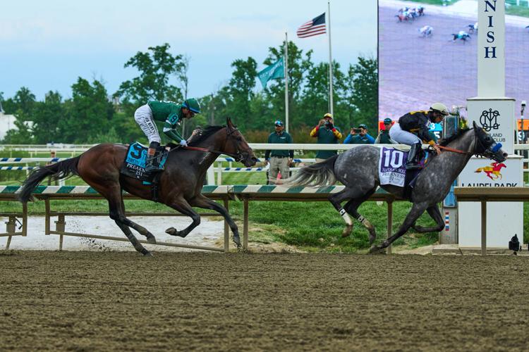 Napoleon Solo holds off Iron Honor to win the Preakness | Professional ...