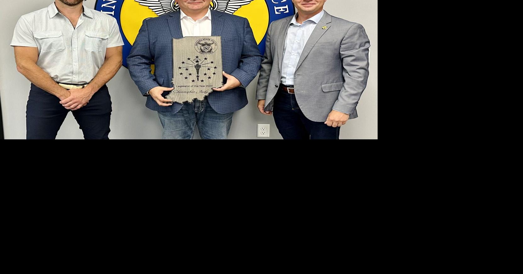 Rep. Chris Judy wins Legislator of the Year award by state police ...