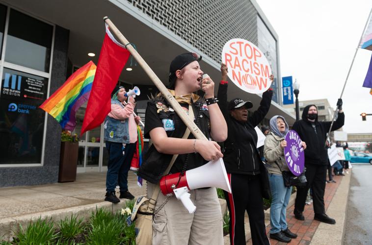 Scenes from a Day of Action Rally and Food Drive | Local ...