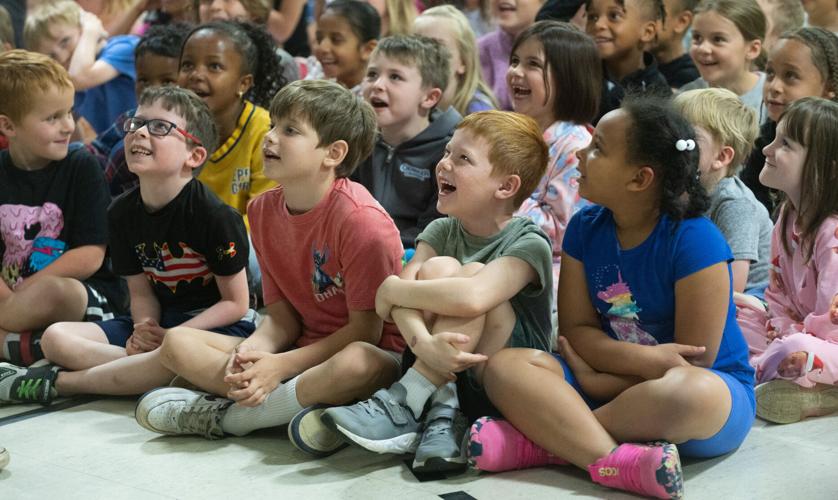 Dumpster Drummers visit Croninger Elementary School for Earth Day ...
