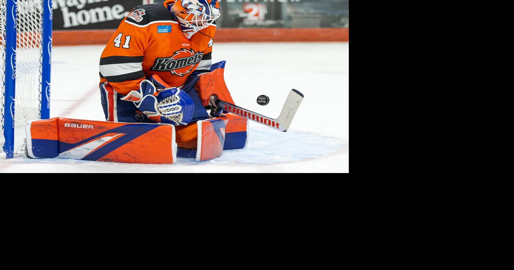 Goaltender Tyler Parks wants to use his size, savvy to protect Komets ...