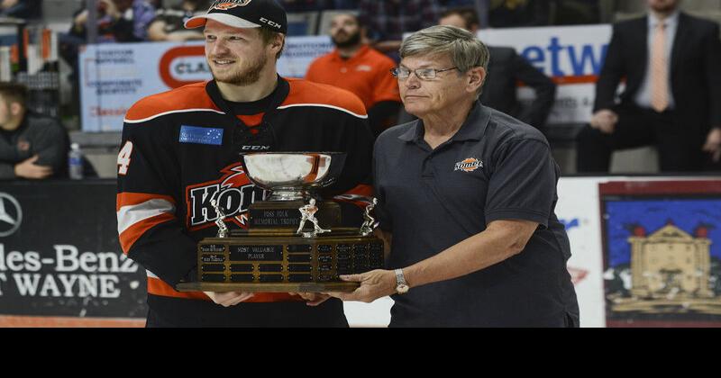 Desjardins wins Komets' MVP Award | Ice Chips | journalgazette.net