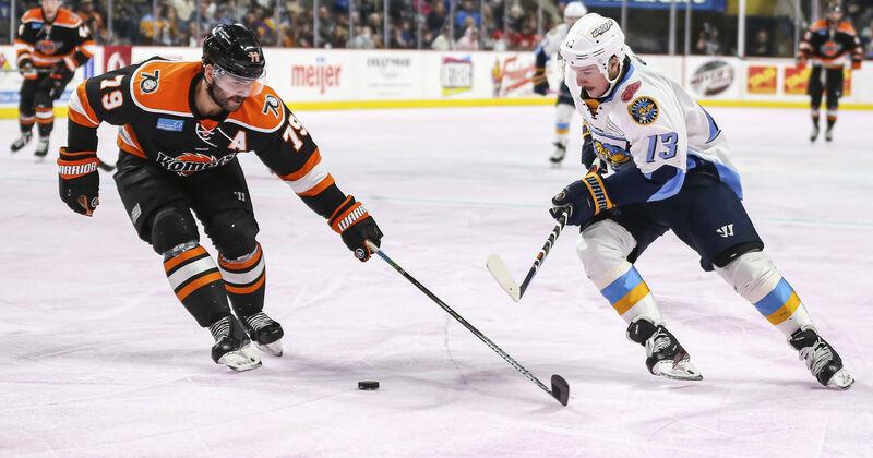 Top to bottom, K's impress in 8-3 victory over Walleye | Ice Chips ...