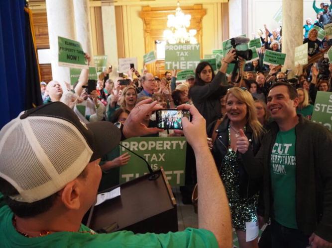 Radio personalities headline property tax rally at Indiana Statehouse ...