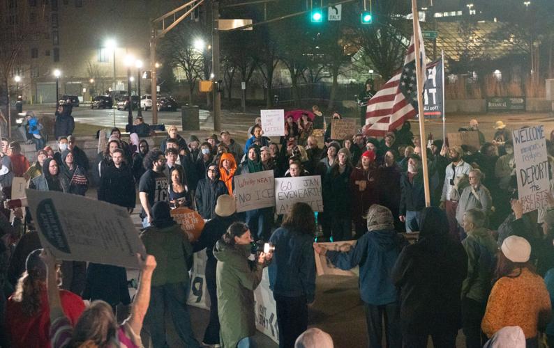 Fort Wayne protesters march against ICE after deadly shooting in ...