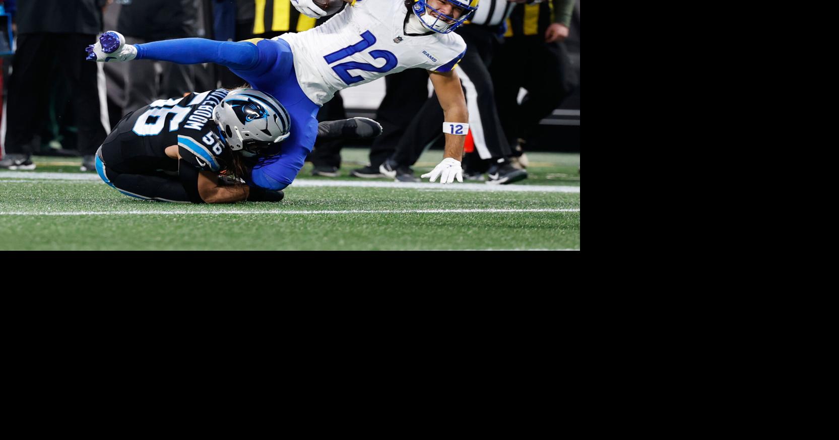 Stafford's late TD pass lifts Rams past Panthers in wild-card round ...