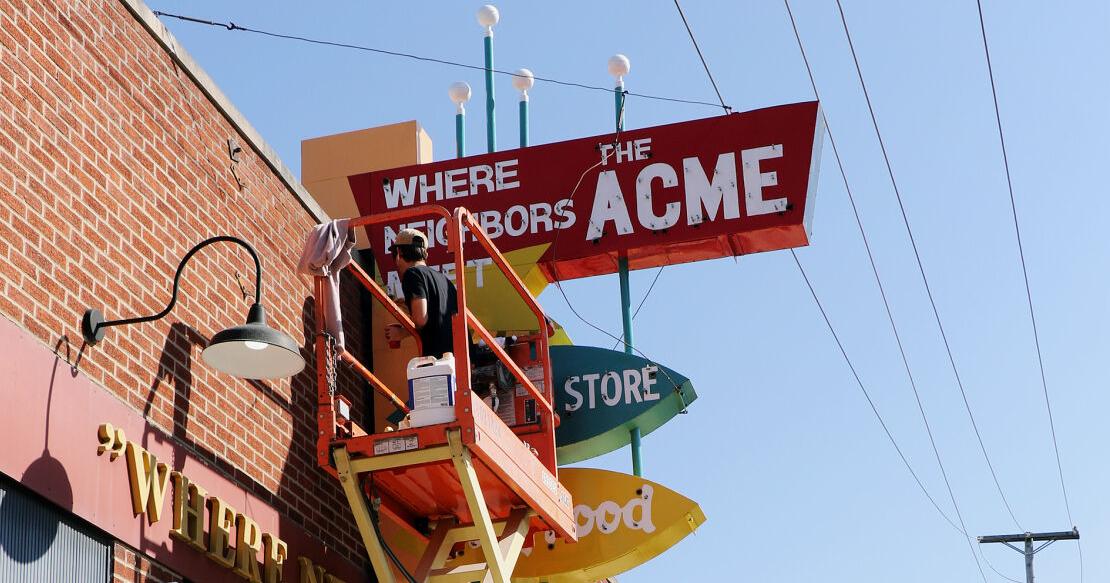 Acme sign spruced up | Local | journalgazette.net