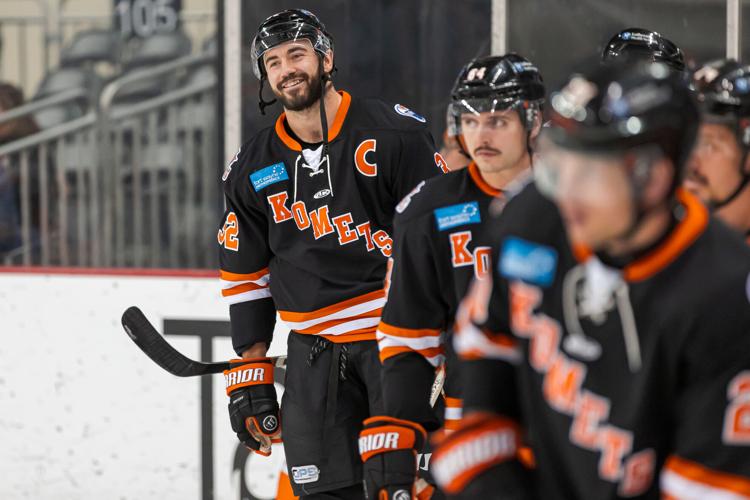 Komets captain Morgan Adams-Moisan said he'd score more this season and ...