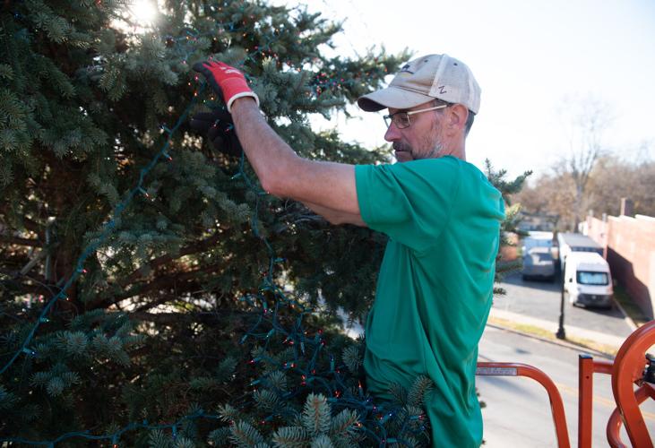 Broadway Christmas tree in place | Local | journalgazette.net