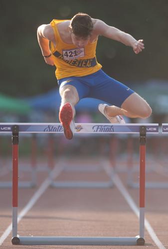 Angola's Meyer wins state long jump title; Homestead's Griffin and ...