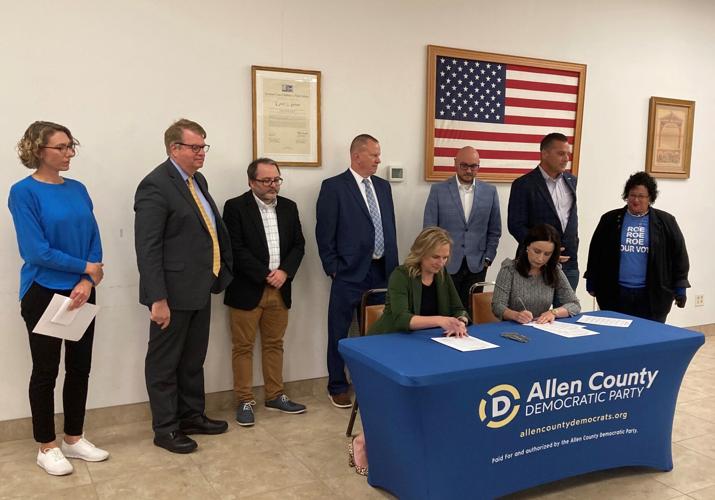 Democrats sign "Contract With Women" at Fort Wayne stop | Local ...