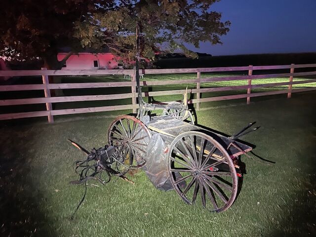 1 in life-threatening condition, 3 ejected after horse-drawn buggy rear ...