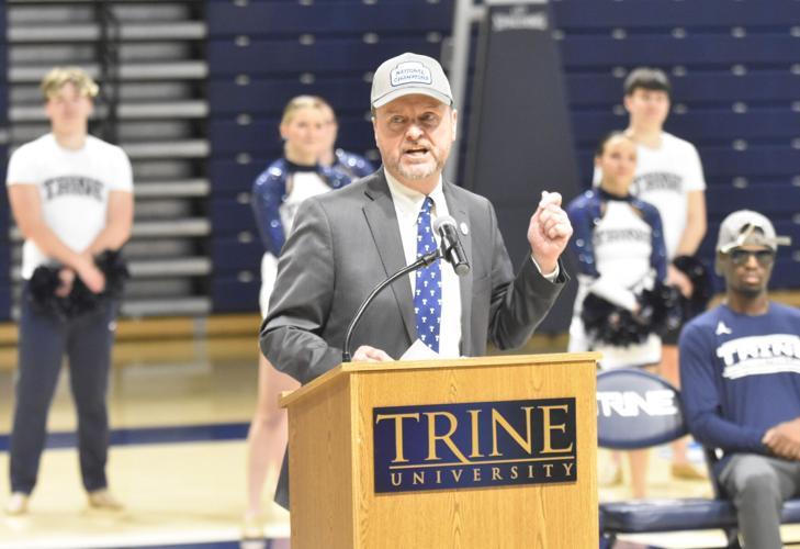 Trine celebrates men's basketball national championship | Local ...