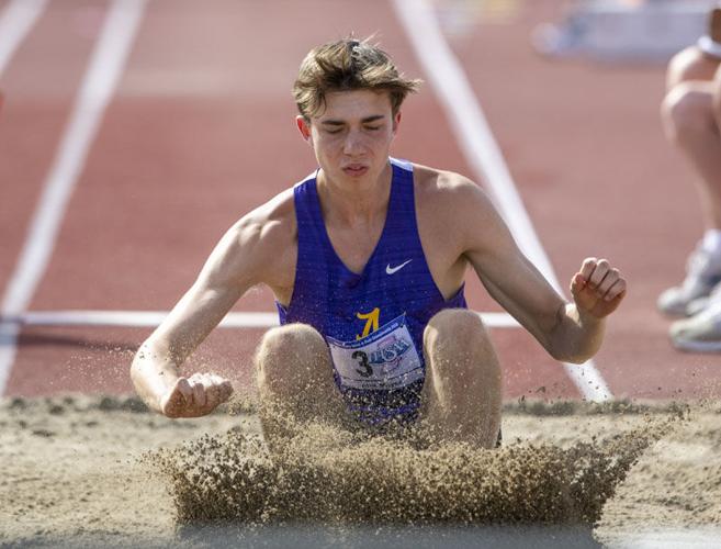 Sprinter grabs 2nd twice in boys state track finals | High Schools ...