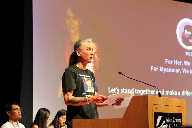 Son of Burmese democracy activist visits Fort Wayne to raise money ...