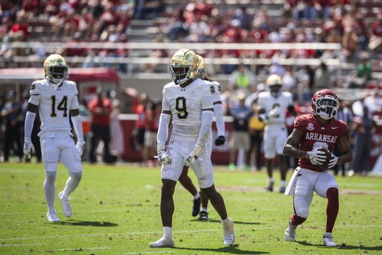 Now a starter, Tae Johnson breaks out out Notre Dame | Notre Dame ...