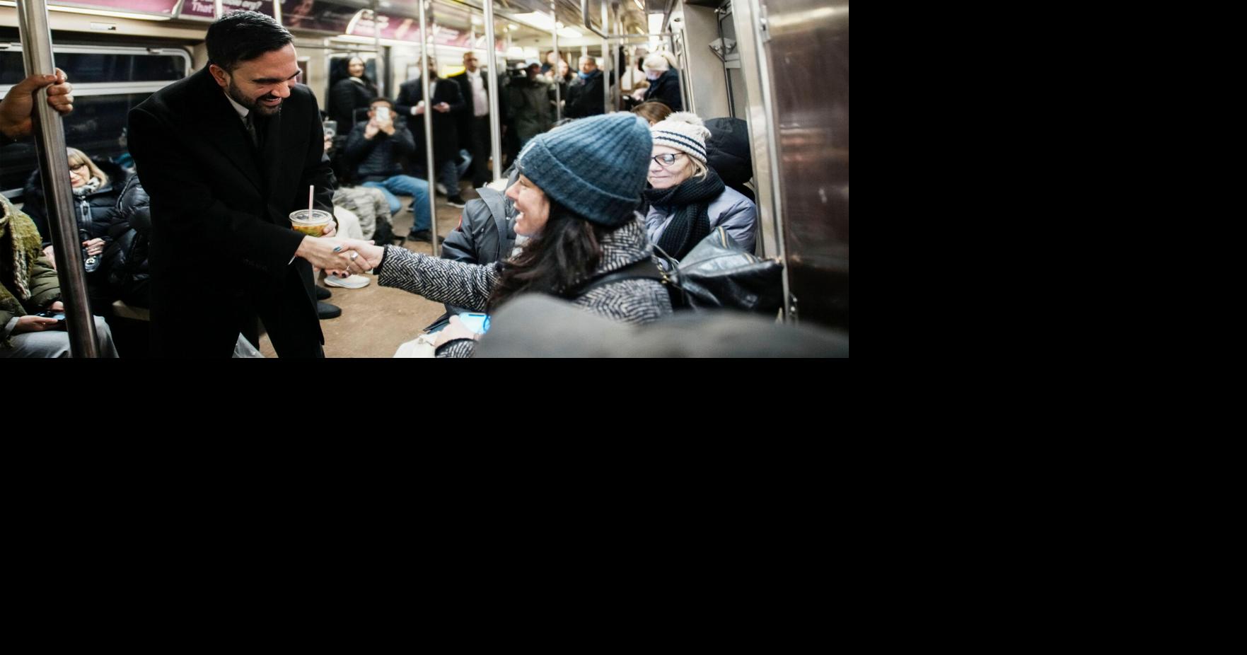 Zohran Mamdani's first full day as NYC mayor: subway rides, new offices ...