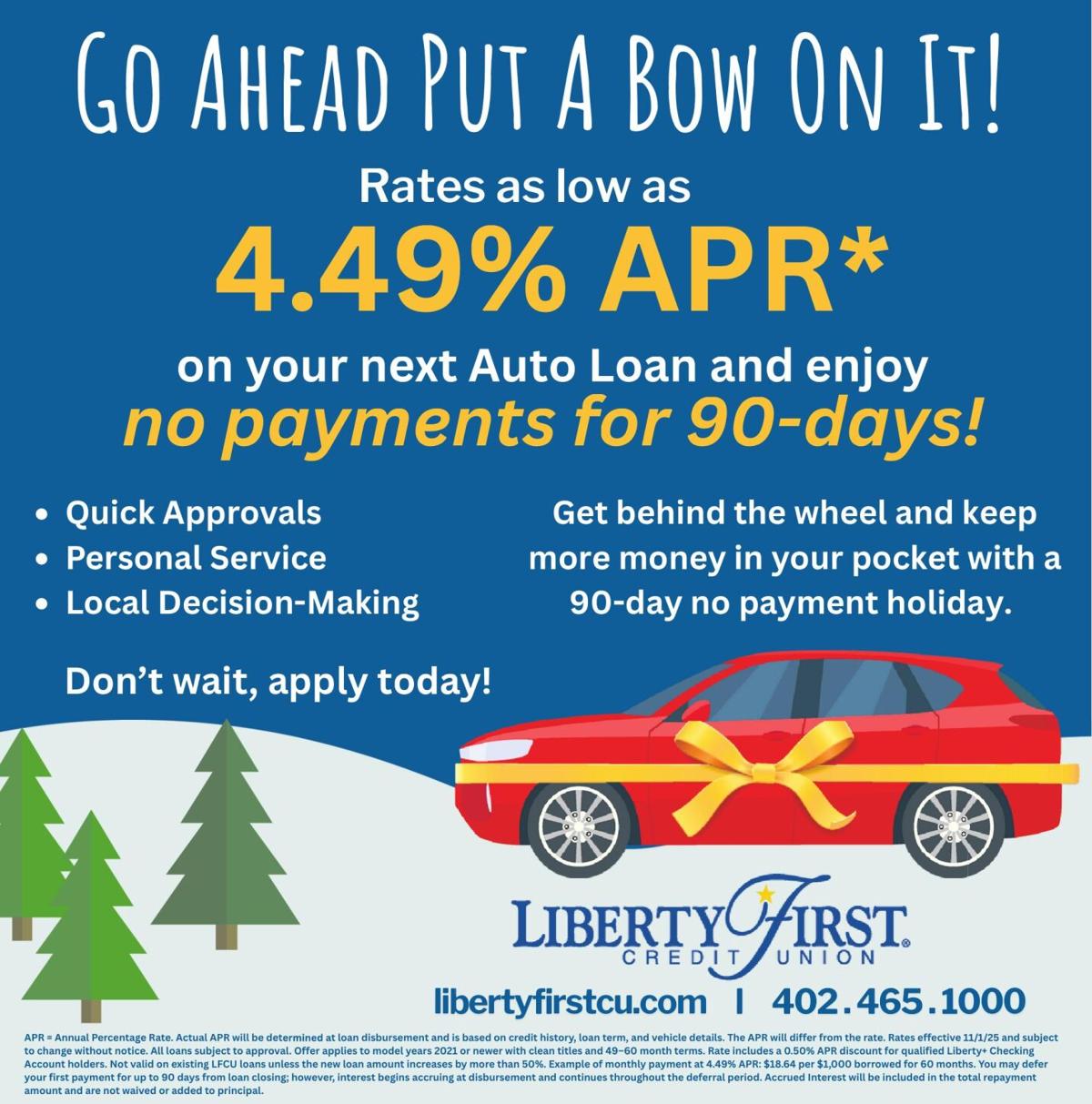 LIBERTY FIRST CREDIT UNION - Ad from 2026-01-14