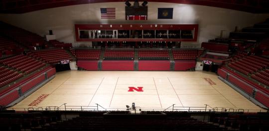 Bob Devaney Sports Center gym floor