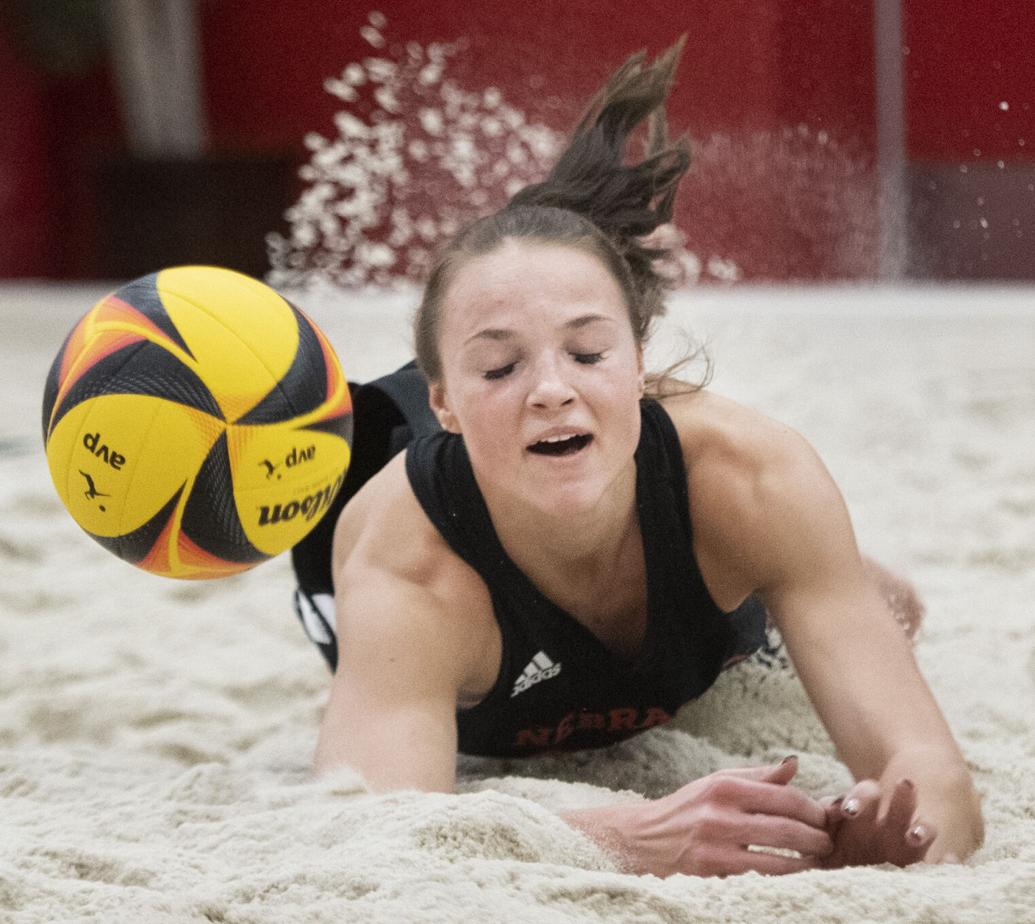 Nebraska beach volleyball team dominates home match against Oklahoma ...