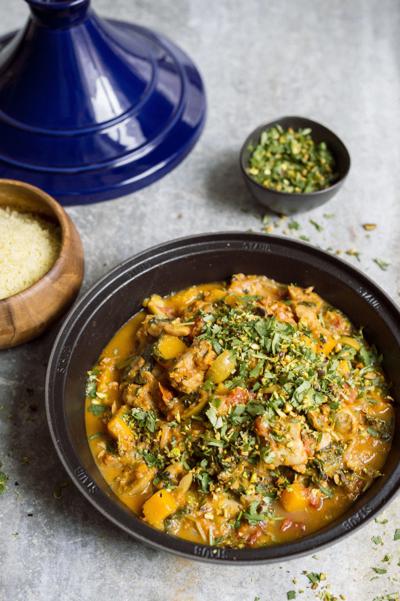 Seasoned to Taste: Chicken Tagine with Apricots, Butternut Squash and ...