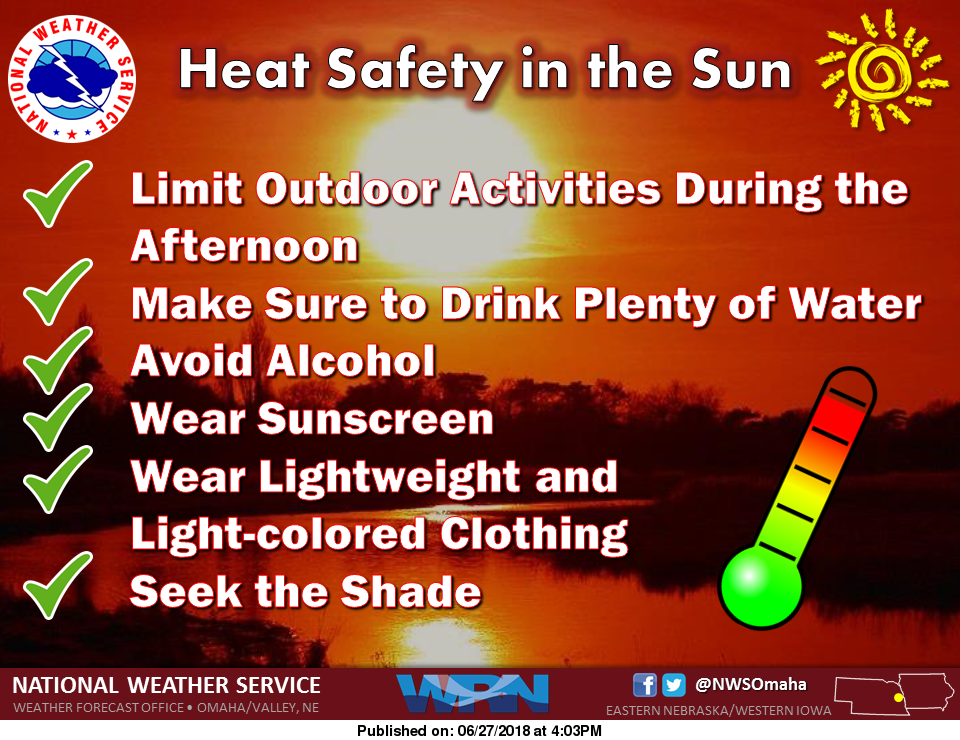 Stay cool: Lincoln residents urged to use caution during heat advisory