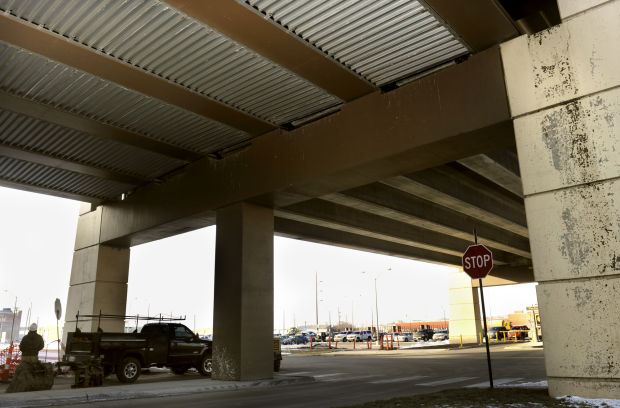 Pigeon-proofing the Harris Overpass: With new roads below, fewer birds ...
