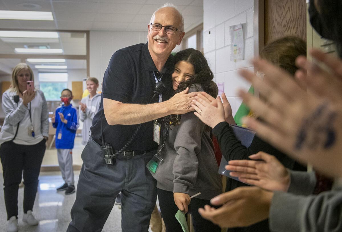 Pound Middle School wishes longtime principal 'Happy Trails'