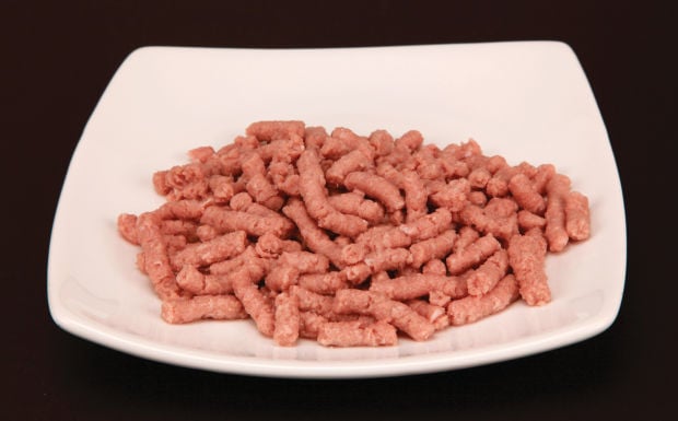 Cargill labeling packages with finely textured beef