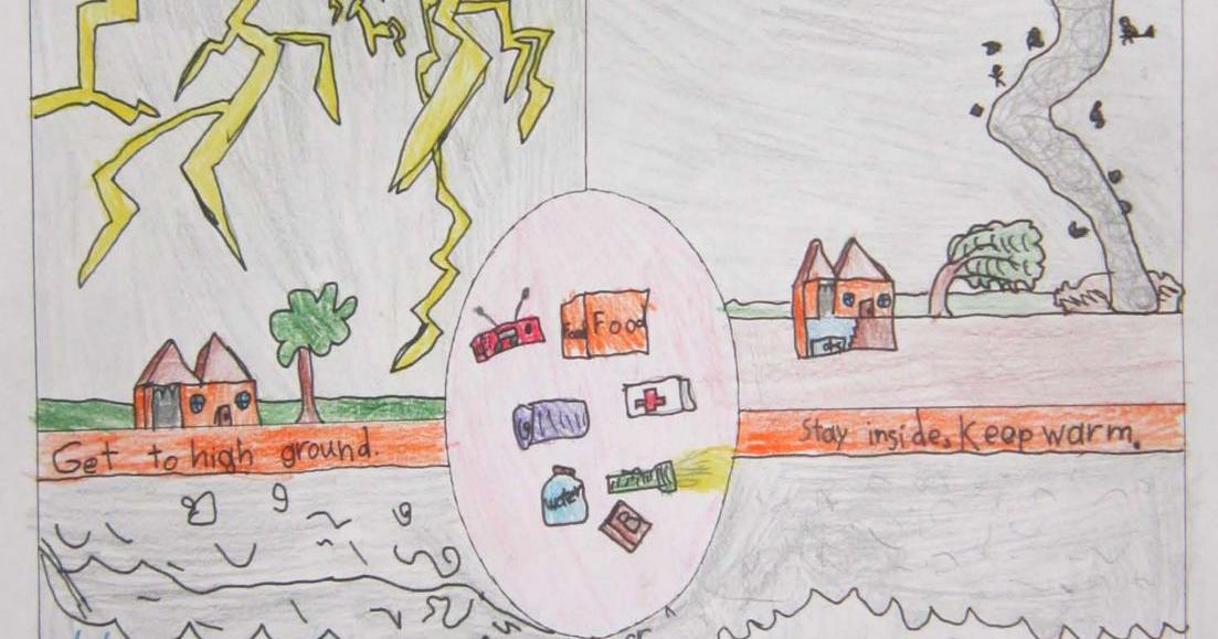 Severe weather poster contest winners named