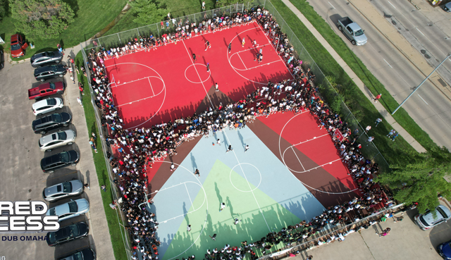 Drone photos: How big was Lincoln crowd at Cam Wilder's basketball game?