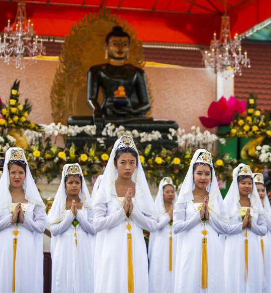 Photos: Jade Buddha welcome ceremony