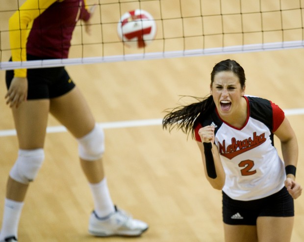 NU volleyball team rallies to beat No. 10 Minnesota | Volleyball ...