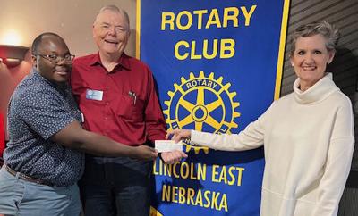 East Rotary donates $5,000 to Pershing mural project
